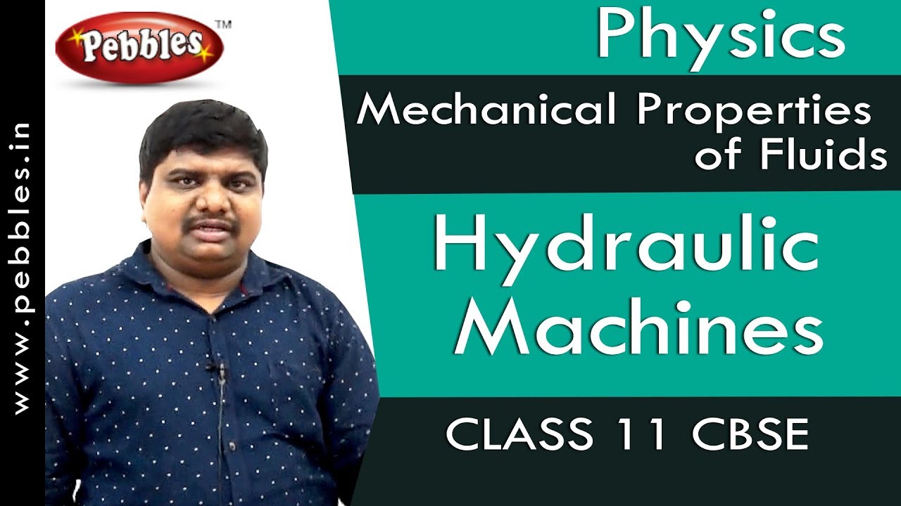 Hydraulic Machines : Mechanical Properties of Fluids | Physics | Class ...