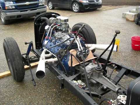 1928 Model A Ford AV8 Roadster Hot Rod -First Startup 2 - YouTube