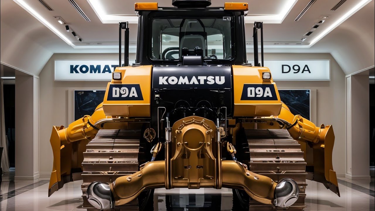 FRESH LOOK Komatsu D9 Bulldozer: Power, Performance, and Precision in ...