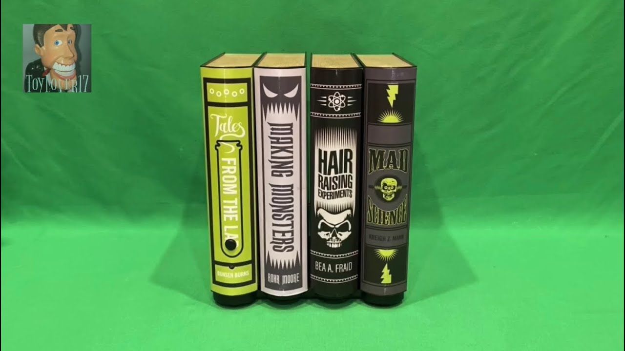 Gemmy 2023 Animated Haunted Books - At Home x Ty Pennington Model - YouTube