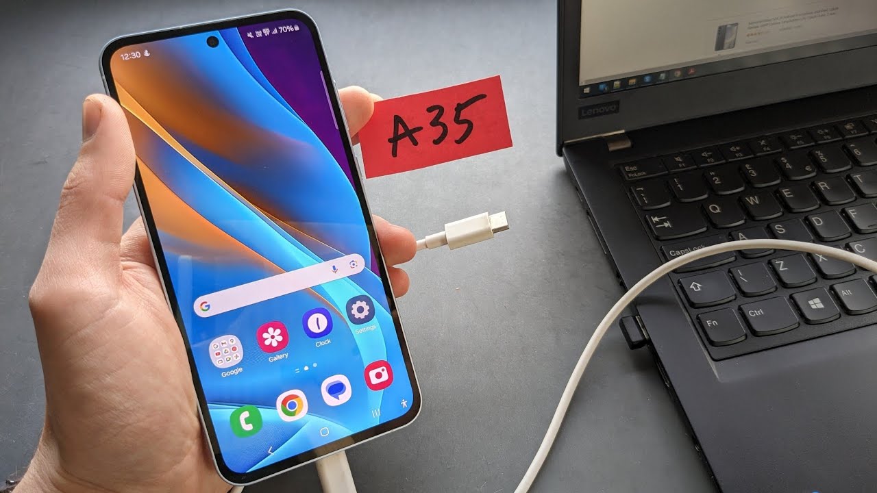 How to Power / Turn on Samsung Galaxy A35 5G -Without Power button ...