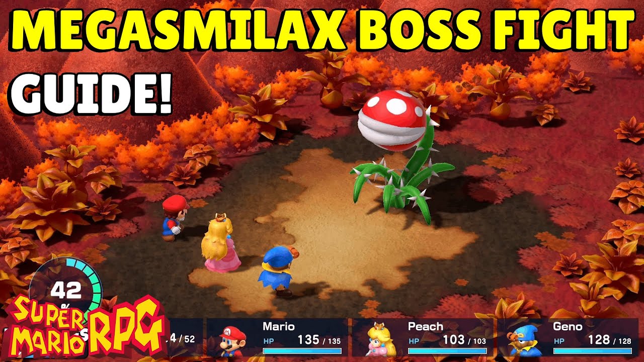 Super Mario RPG Remake | Megasmilax Boss Fight Guide! - YouTube