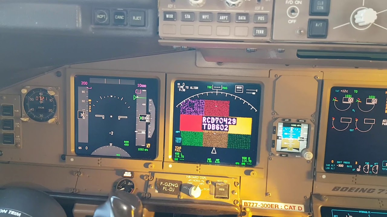 Test GPWS. - YouTube