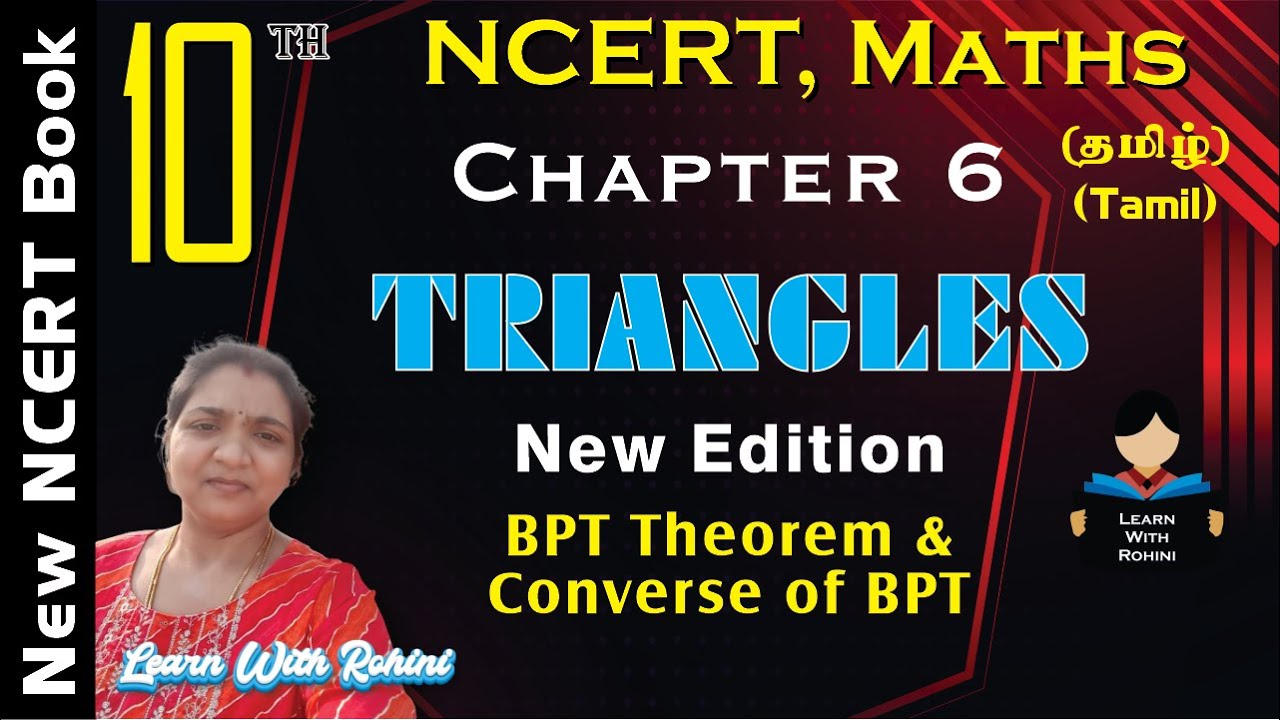class 10 Maths chapter 6 Triangles | BPT Theorem & Converse of BPT ...