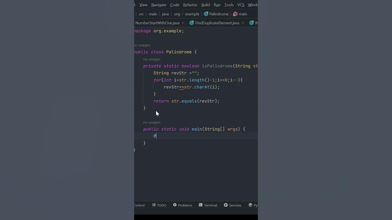 Palindrome Shorts Coding Python Java Html Javascript Code Css Developer Coder