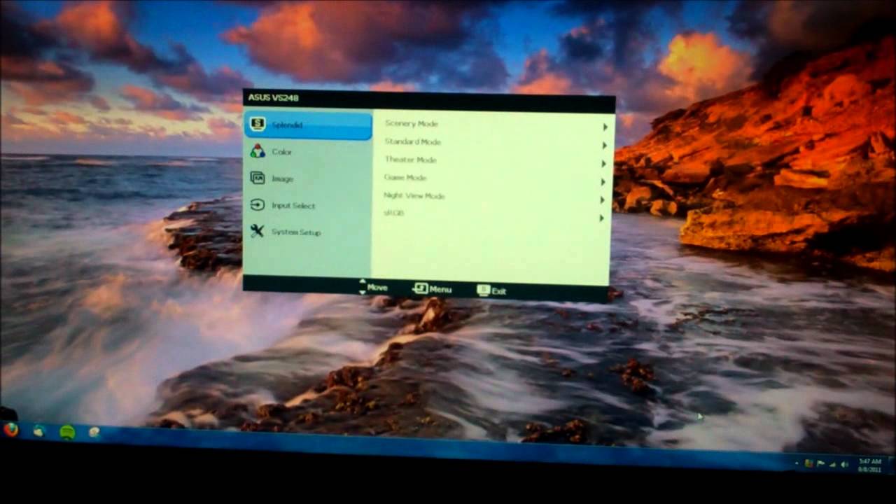 ASUS VS248H Monitor Review - YouTube