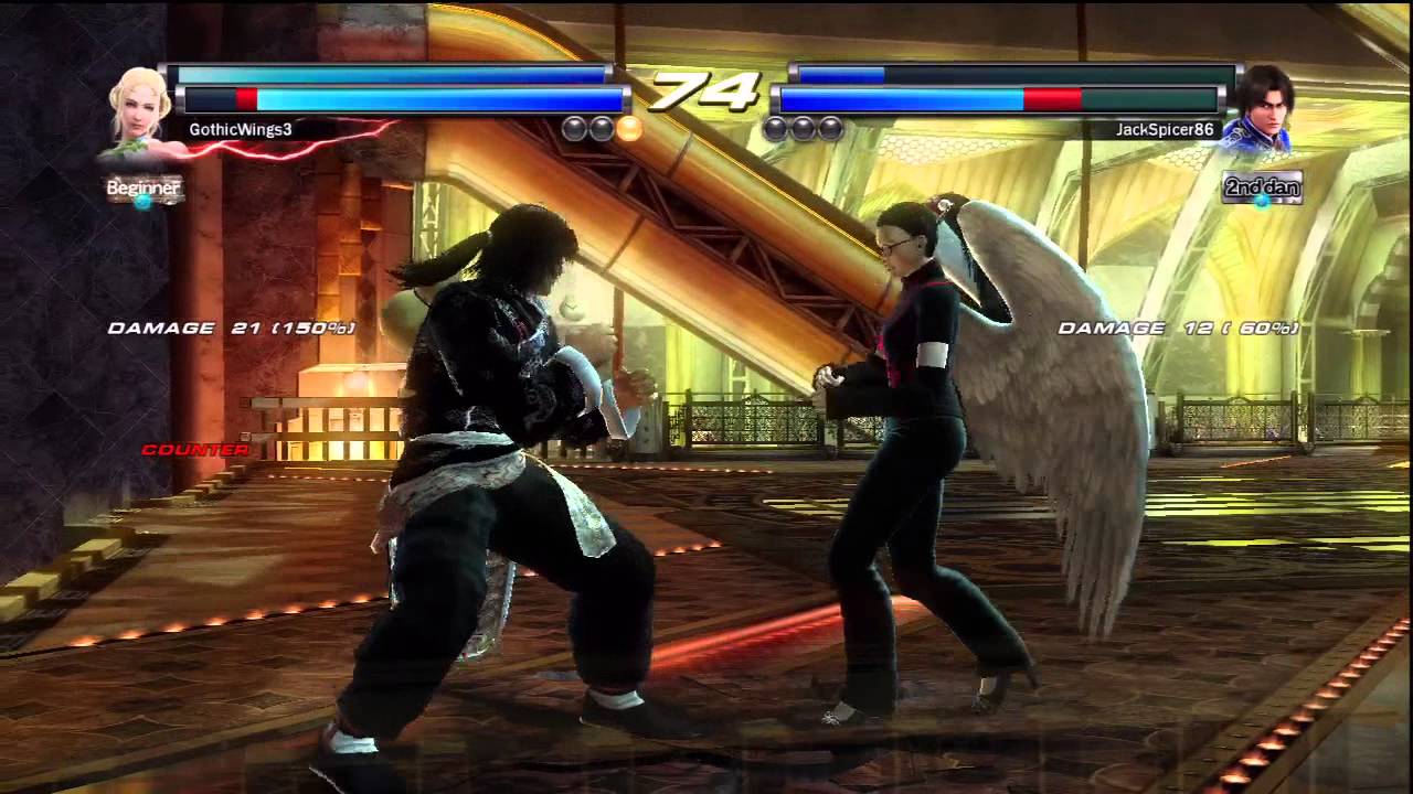 TTT2 (gothicwings3) jun/angel vs yoshimitsu/lei (jackspicer86) - YouTube