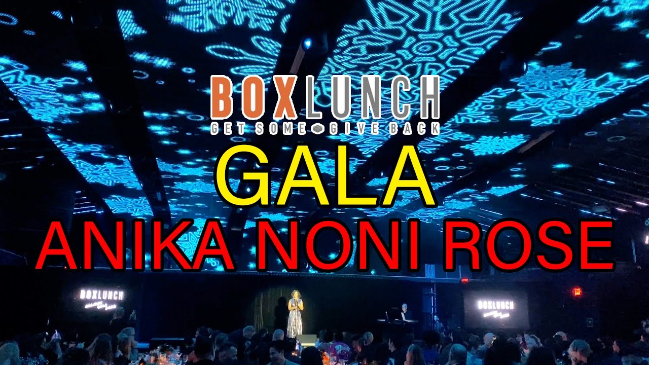 Anika Noni Rose performs two songs at BoxLunch Gala 2023 in Hollywood ...