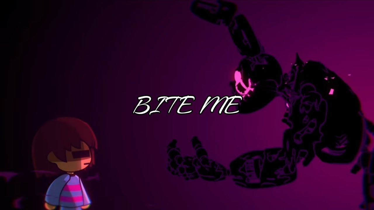 Indie Cross: Frisk Vs Springtrap with Murder Drones Bite Me Song - YouTube
