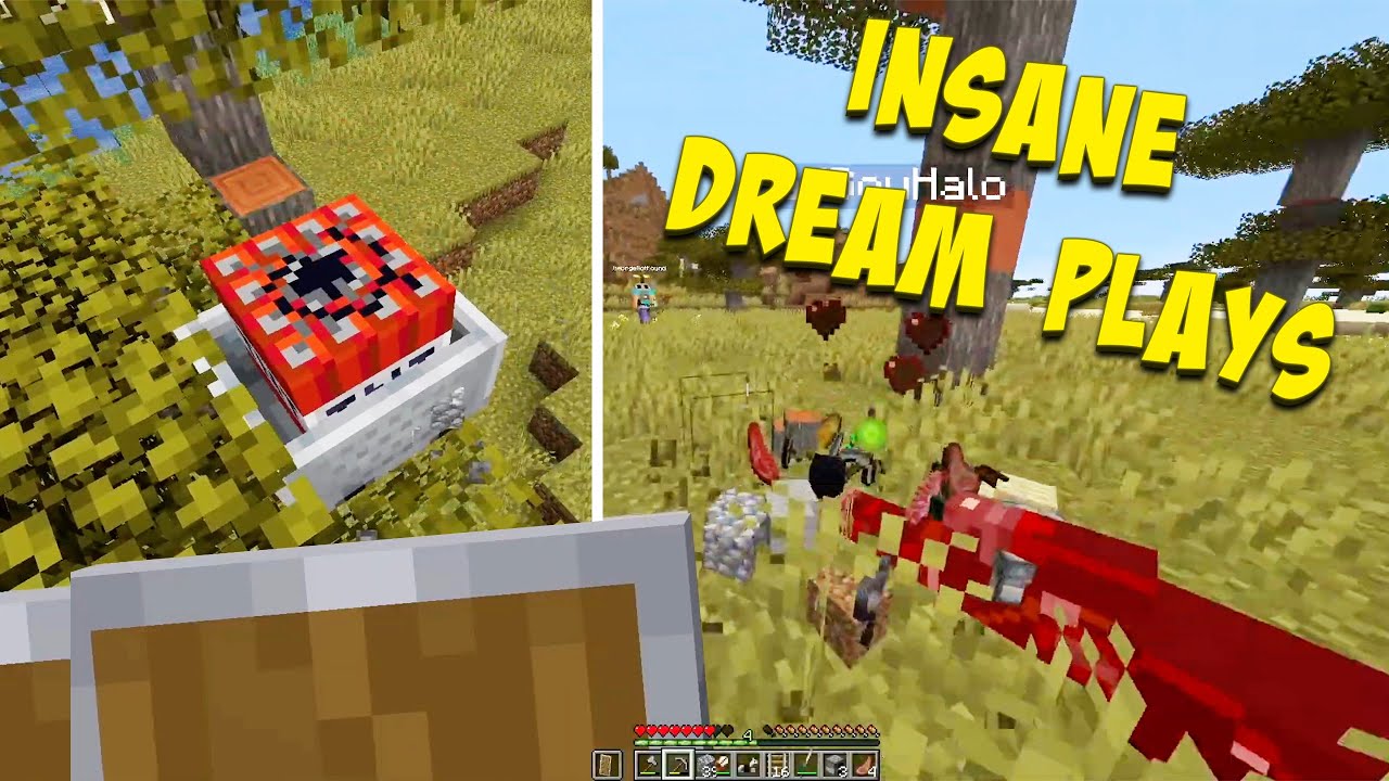 Dream vs 4 HUNTERS REMATCH! (999IQ PLAYS) - YouTube