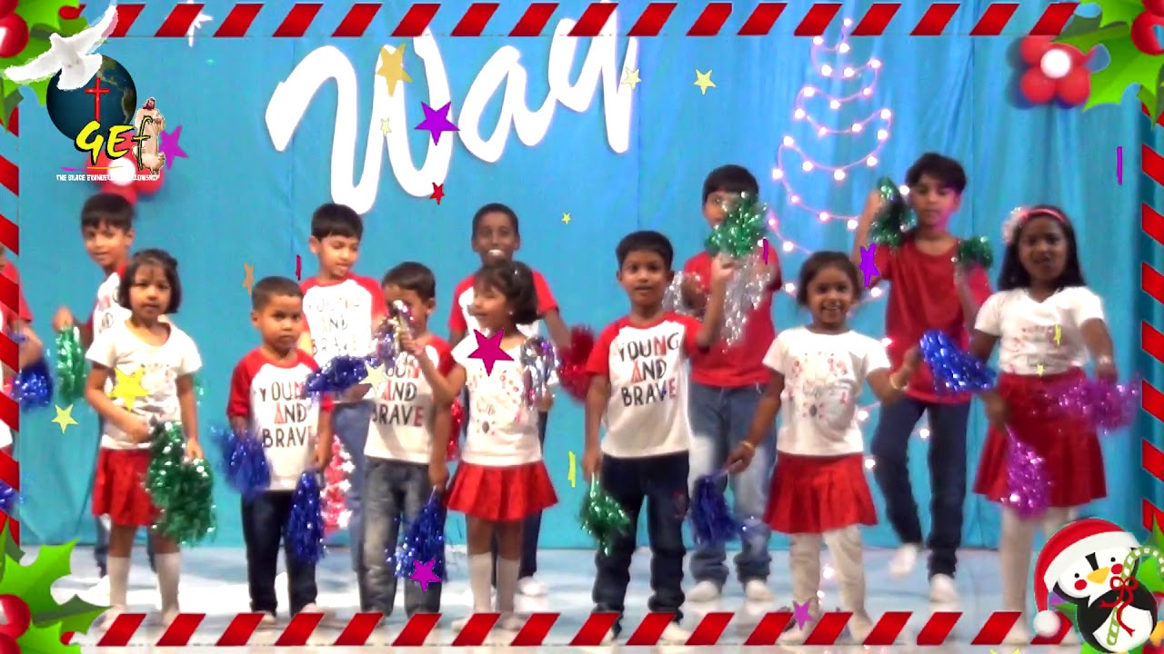 Jingle Bells|Children Christmas Action Song|English Christian Song ...