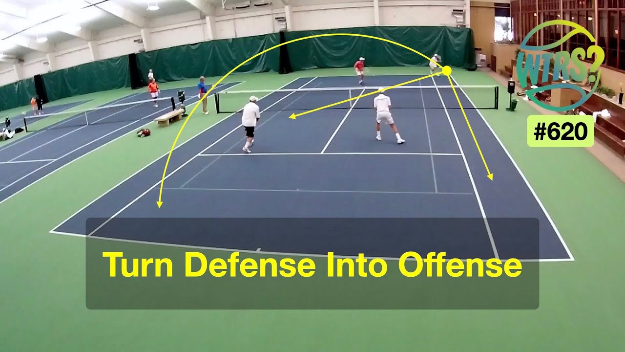 Tennis Doubles Shot Selection. A Different Way To Turn Defense Into ...