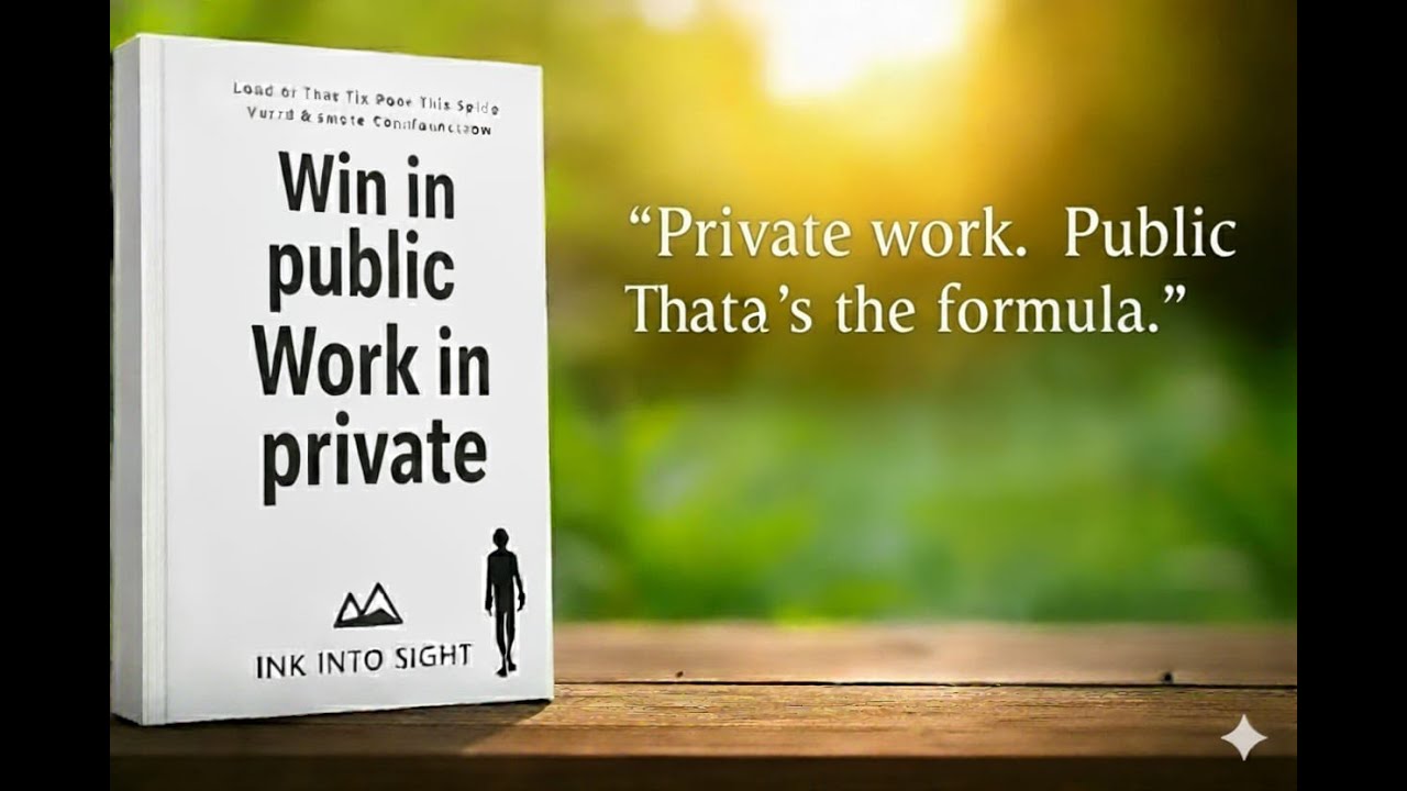 Win In Public, Work In Private — The Truth About Success Nobody Talks ...