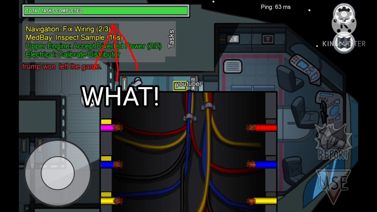Task bar glitches in Among Us!! - YouTube