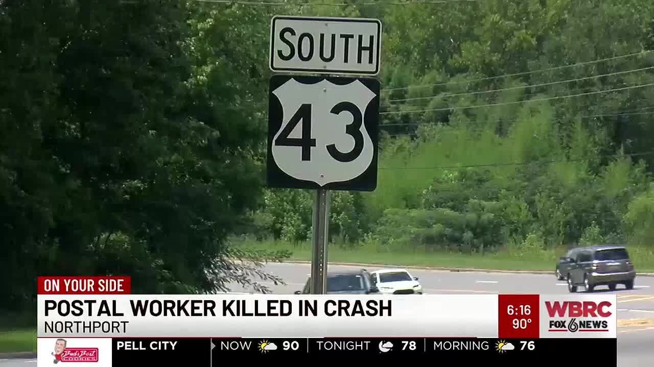 Postal worker killed in Northport crash - YouTube