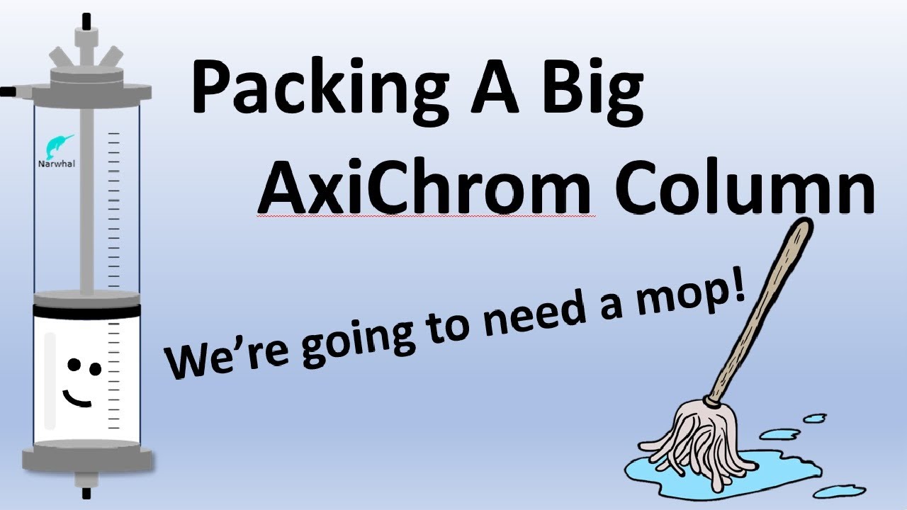 Packing a 14 cm Axichrom Column. - YouTube
