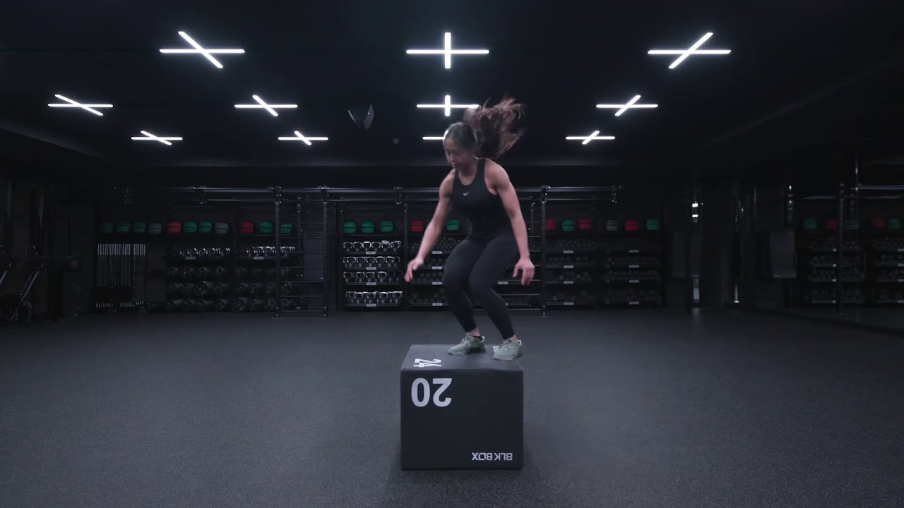How To Burpee Box Jump Overs - YouTube