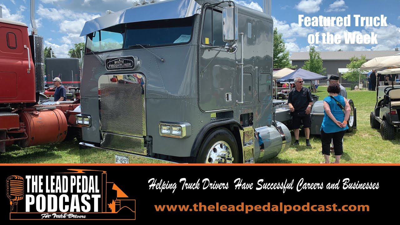 Grey Custom Freightliner Cabover - Featured Truck of the Week - YouTube