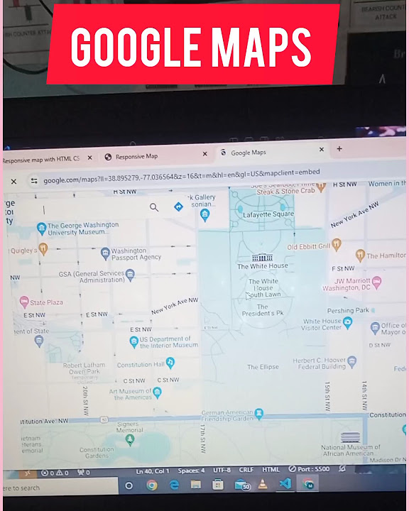 Add Responsive Google Maps in your website #maps #google - YouTube