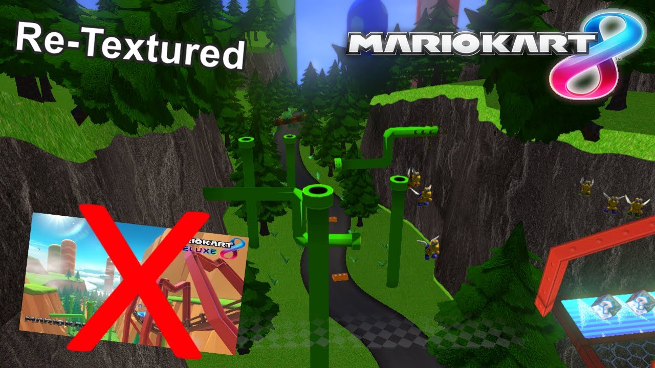 3DS Rock Rock Mountain Retexture - Mario Kart 8 Custom Track - YouTube