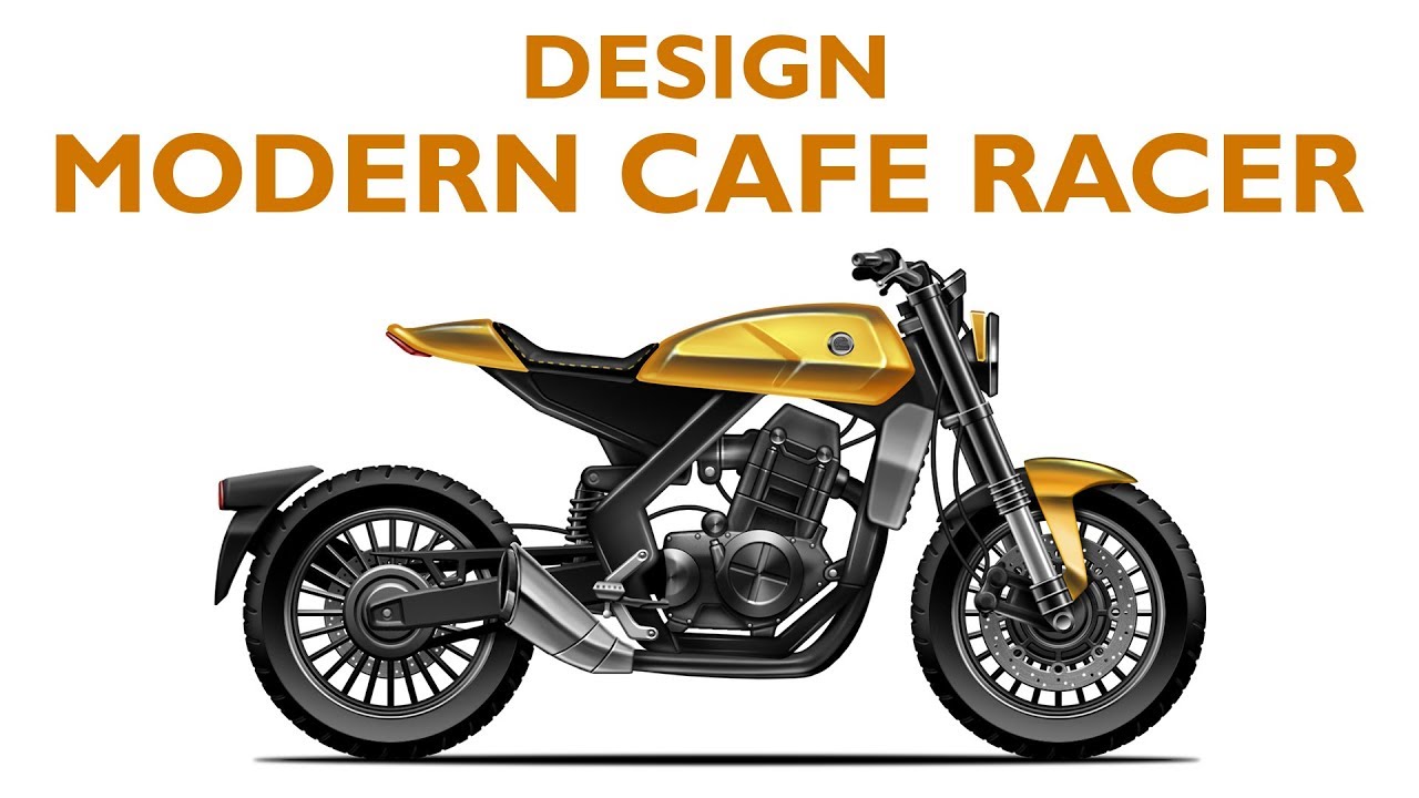 Designing a Modern Cafe Racer Motorcycle - YouTube