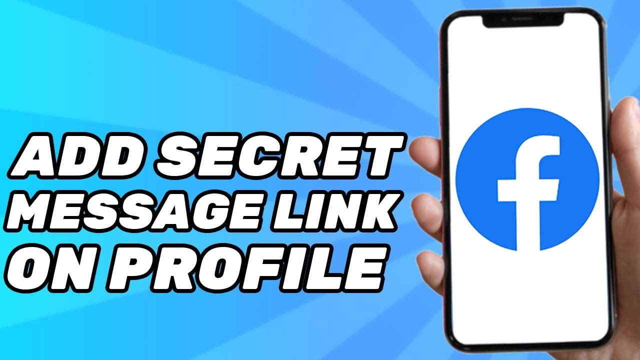 How To Add A Secret Message Link On Your Facebook Profile | Simple ...
