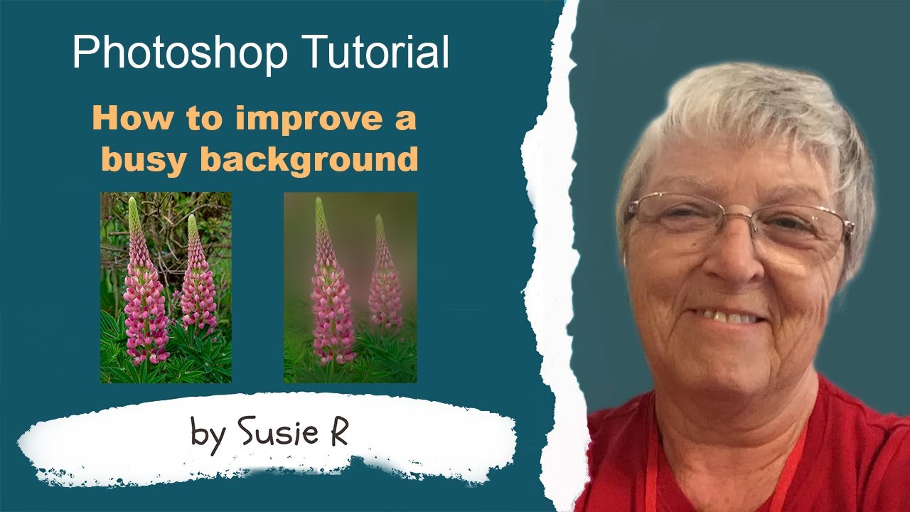 How to improve a busy background - YouTube