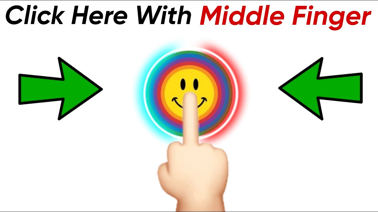 Click Using Your Middle Finger Youtube