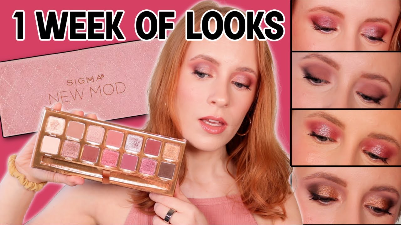 7 LOOKS 1 PALETTE: Sigma New Mod Eyeshadow Palette - YouTube