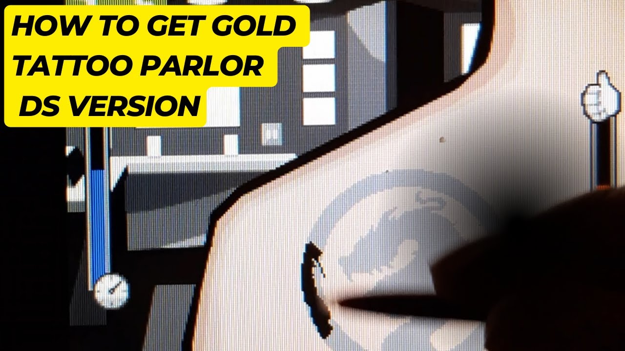 GTA: Chinatown Wars / ctw - Tattoo parlor minigame gold in Nintendo DS ...