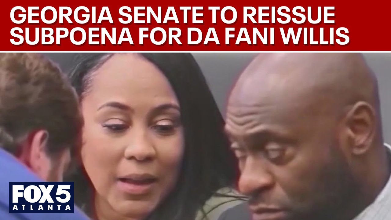Senate committee to reissue subpoena for DA Willis | FOX 5 News - YouTube
