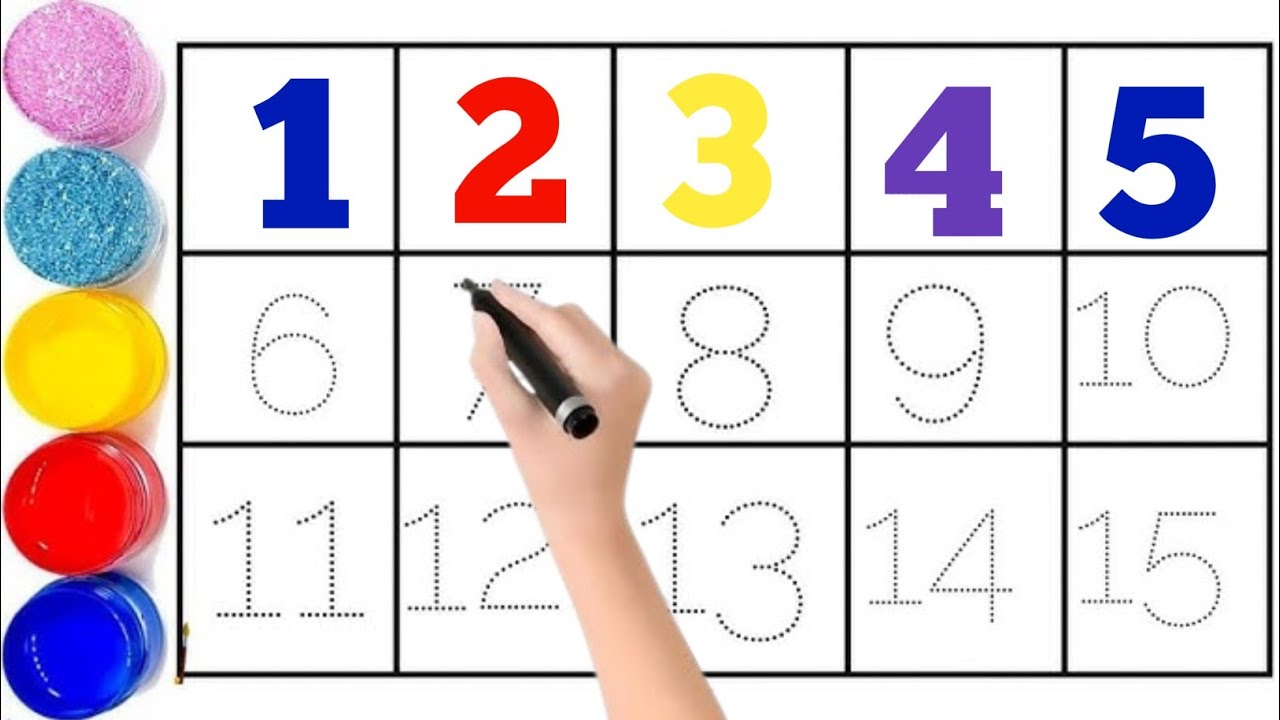 123 Numbers | 1 To 20 Numbers Song | 12345 learning for kids | Counting ...