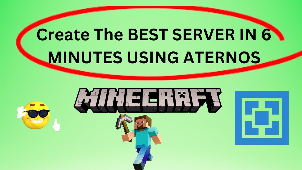 CREATE THE BEST MINECRAFT SERVER IN 6 MINUTES USING ATERNOS!!!!! - YouTube