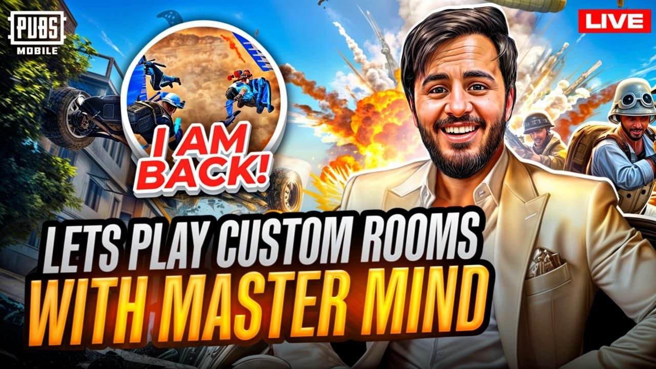 🔴LIVE PUBG MOBILE CUSTOM ROOMS | 1v4 kro foryou per jao |live custom ...