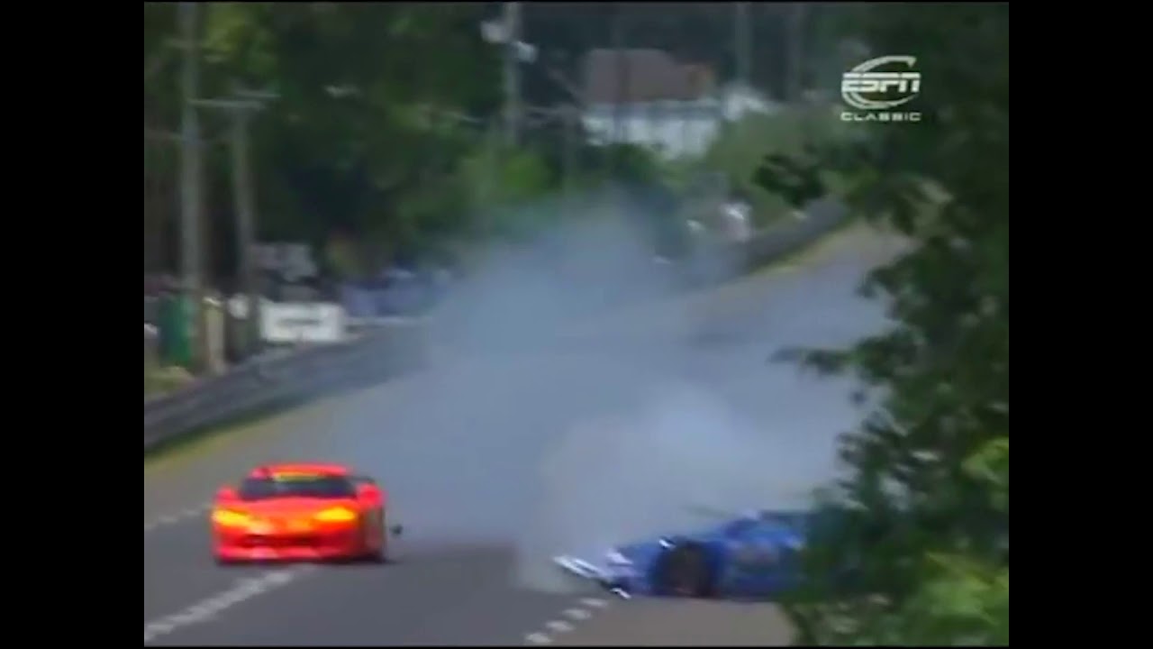 Bugatti EB110 SS LM - CRASH - 24 heures du Mans 1994 - YouTube