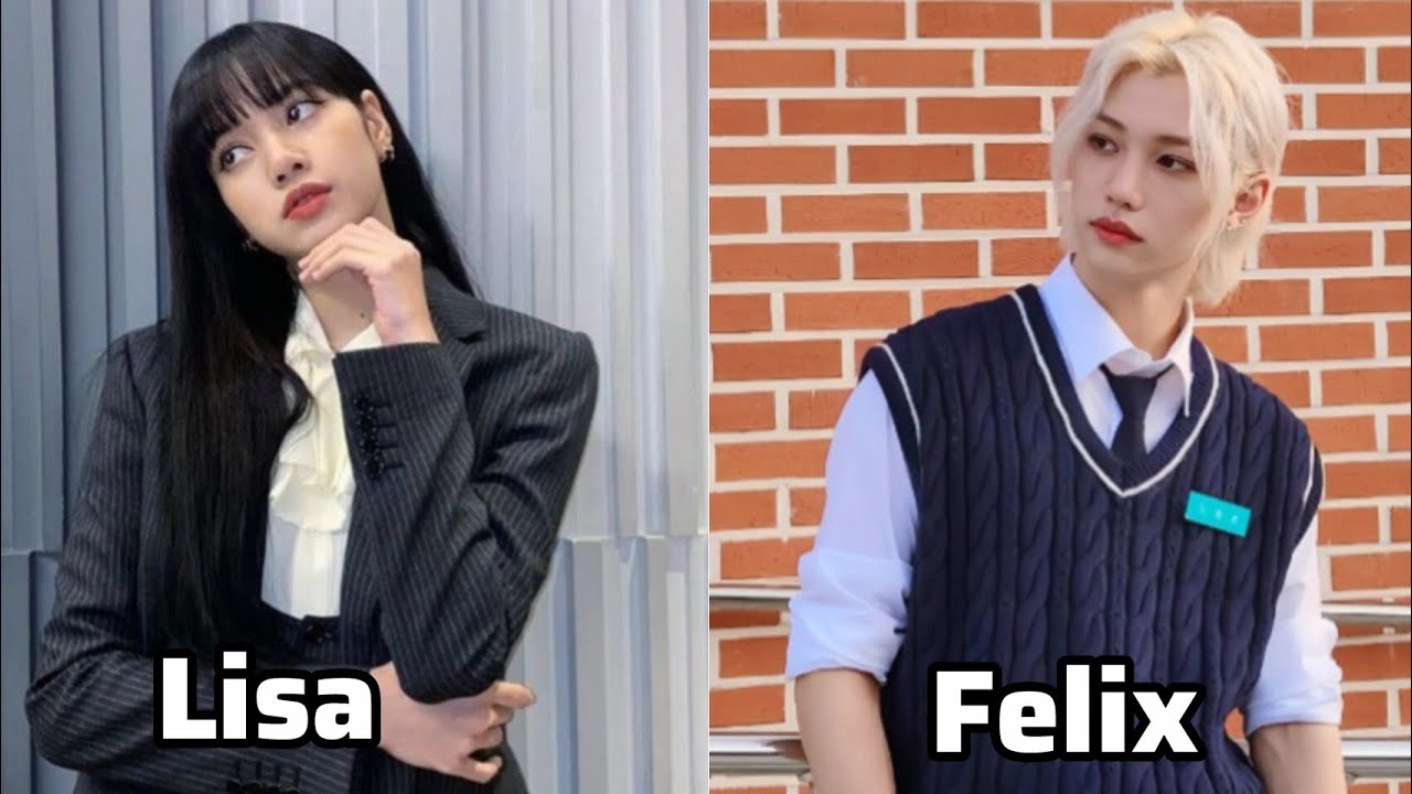 Lisa VS Felix #entertainment ##blackpink #kpopidol #trending #kpop # ...