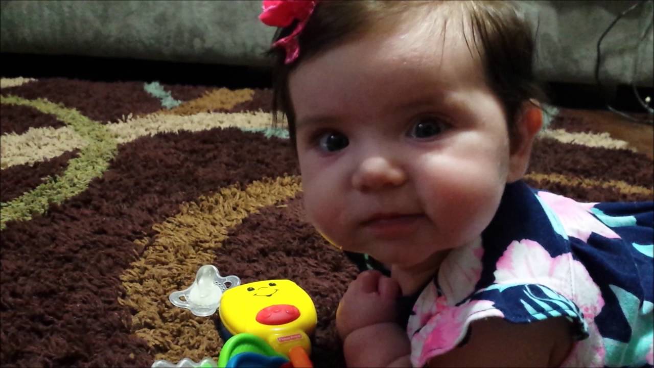 Abigail's 4&5 Month Montage! My Cutie!! - YouTube