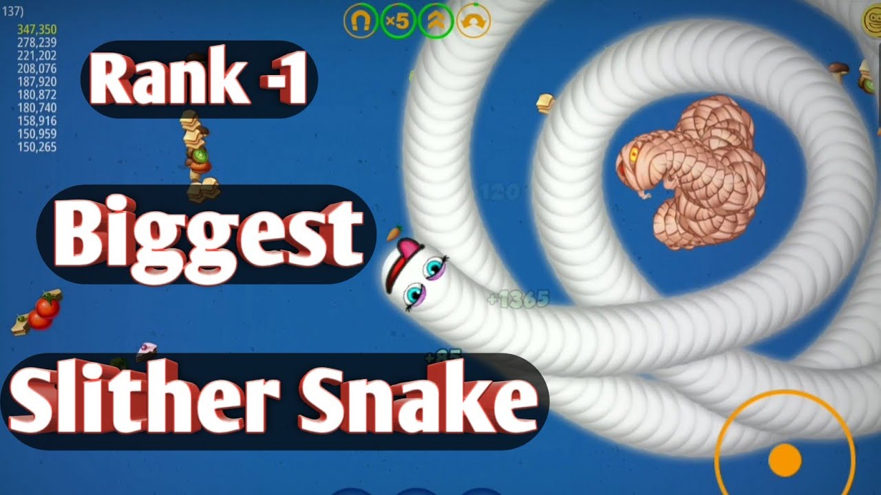 Worm zone.io Biggest Slither Snake Rank-1 | wormate.io Biggest Slither Snake - YouTube