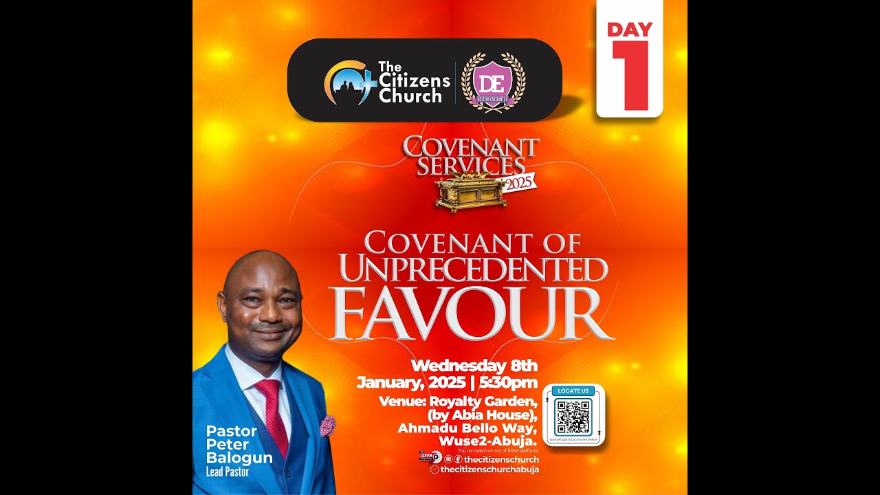 Covenant Of Unprecedented Favour - Pastor Peter Balogun - YouTube