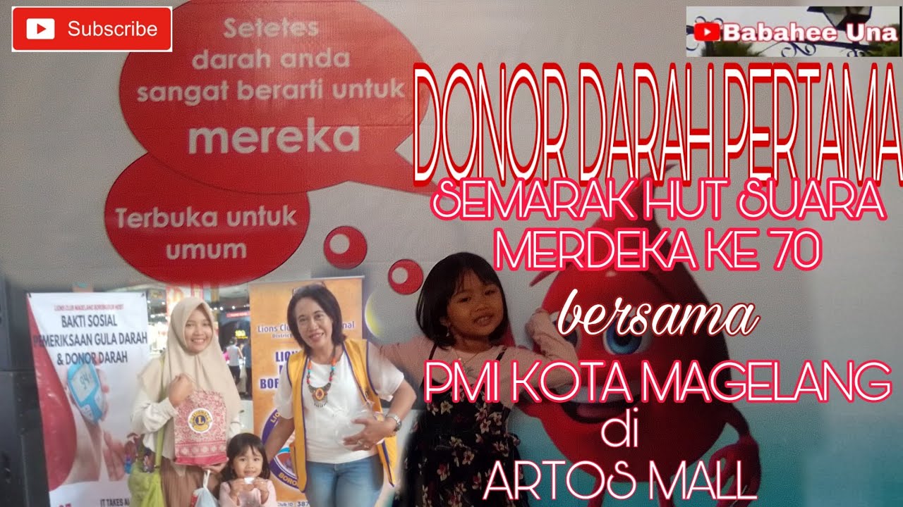Donor Darah Pertama -Semarak HUT Suara Merdeka ke 70 bersama PMI Kota ...
