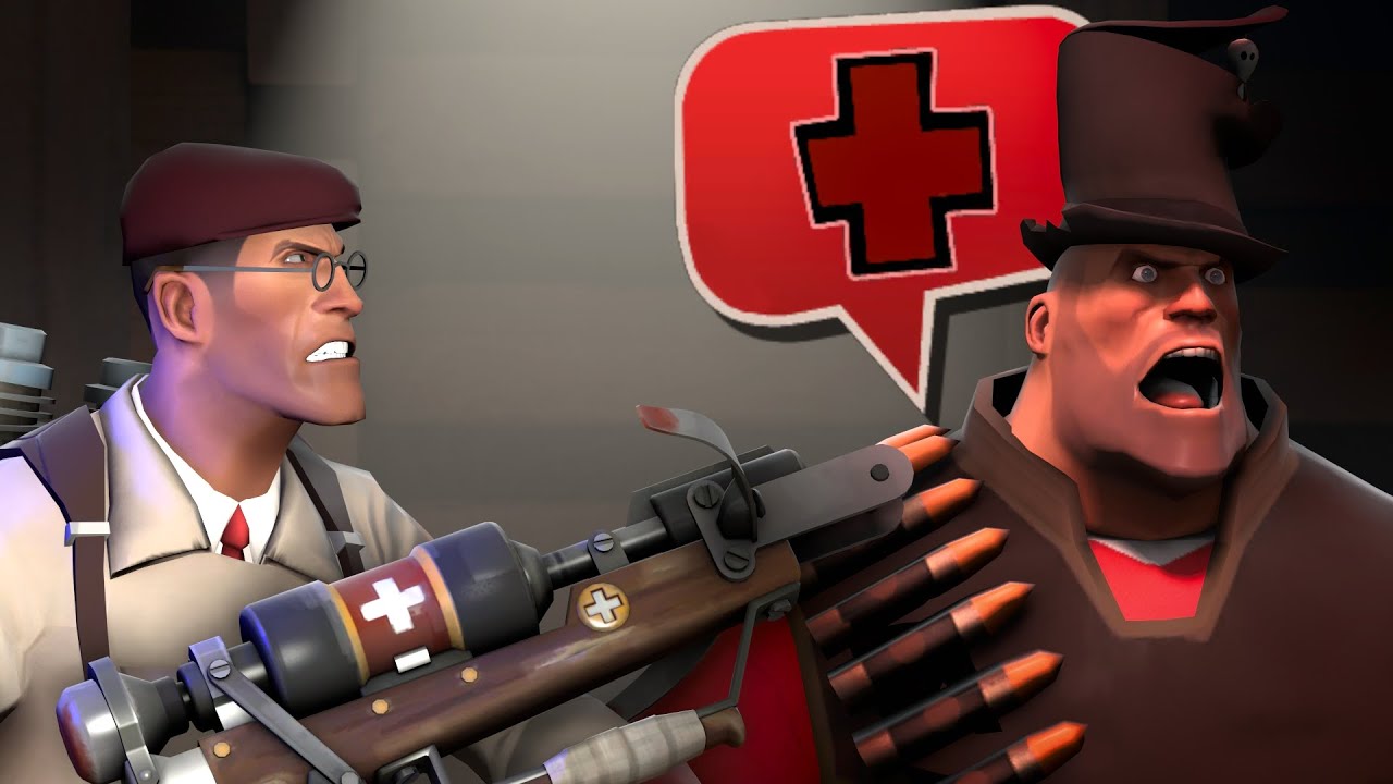 When Medics heal with the crossbow [SFM] - YouTube