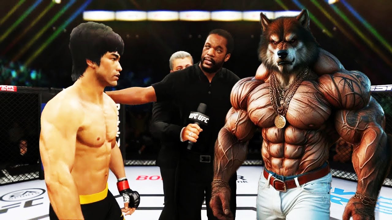 UFC 4 Bruce Lee vs. Wolf Gangster [EA Sports UFC 4] - YouTube