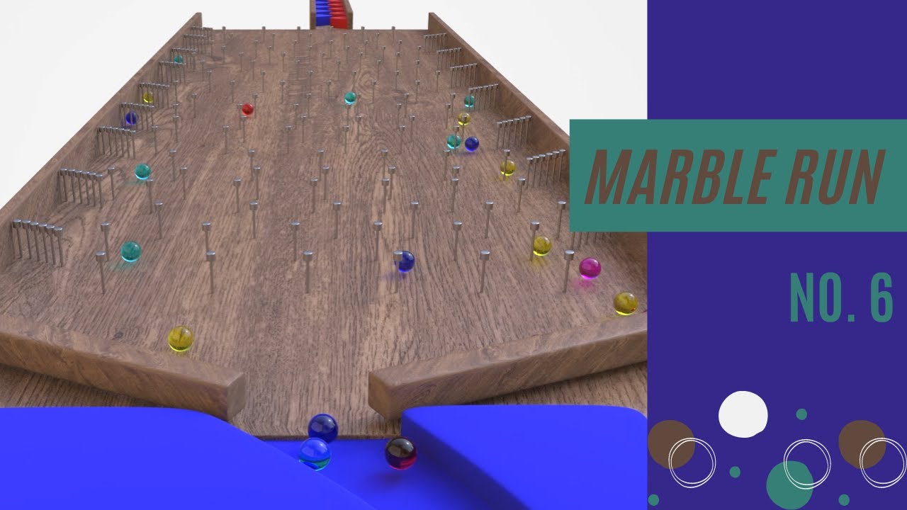 Niksiverse: Marble Run Simulation No. 6 - YouTube
