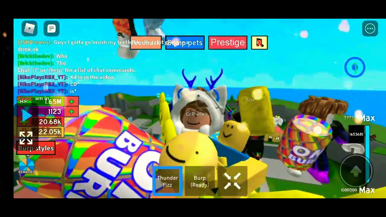 ROBLOX burping simulator video with my friends - YouTube