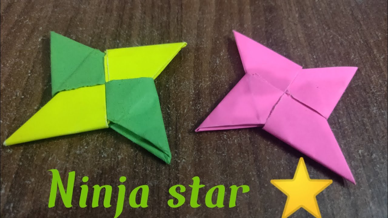 How to make a ninja star ⭐\\ tutorial for beginners - YouTube