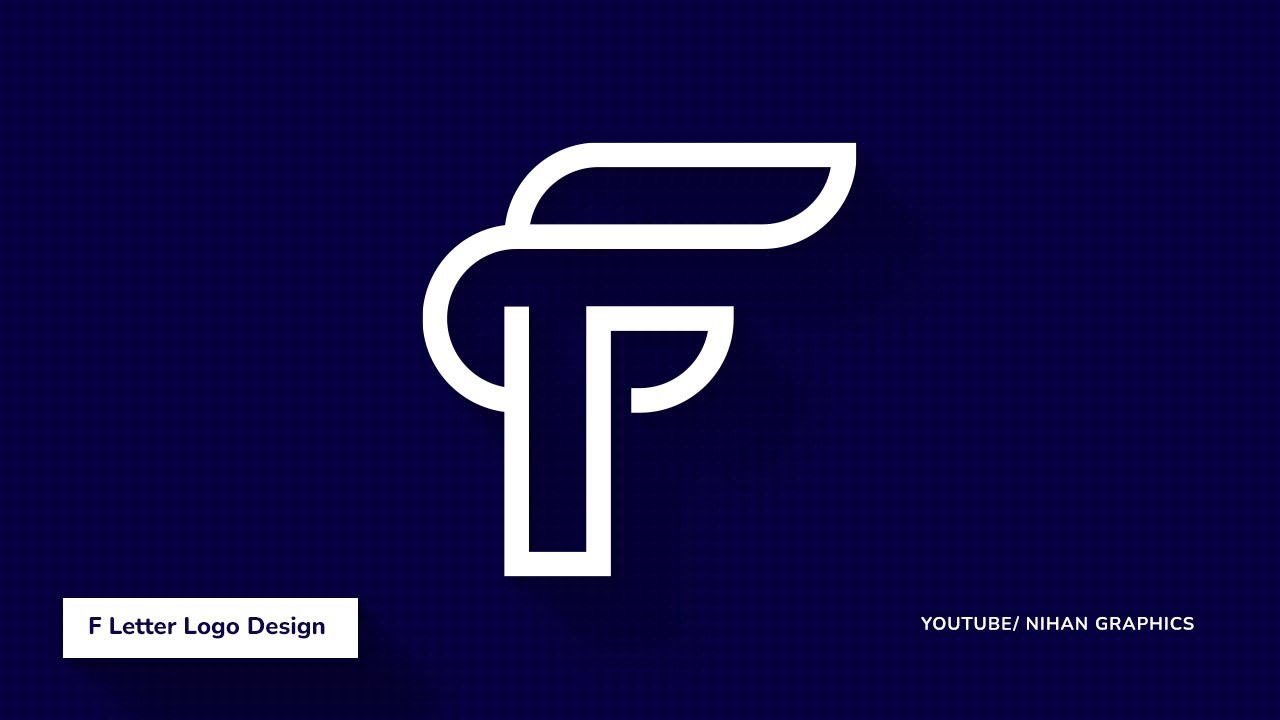 F Letter Logo Design in Illustrator | Illustrator tutorials | Best Logo ...