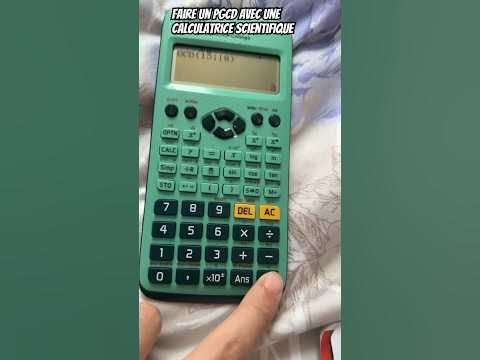 PGCD avec calculatrice - YouTube