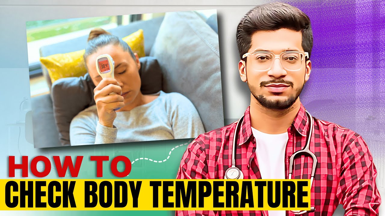 Measurement Of Body Temperature Using Thermometer - YouTube