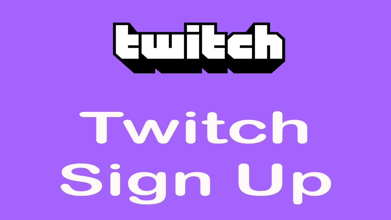 How to Sign Up For Twitch Account | Make/Create Twitch Account - YouTube