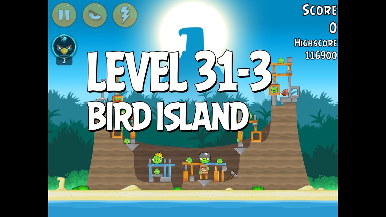 Angry Birds Bird Island Level 31-3 Walkthrough 3 Star - YouTube